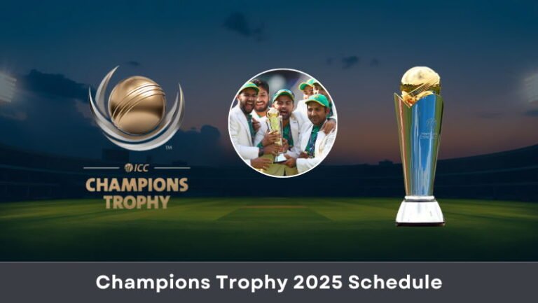 CT 2025 Schedule: Teams List, Fixtures, Time Table, Points