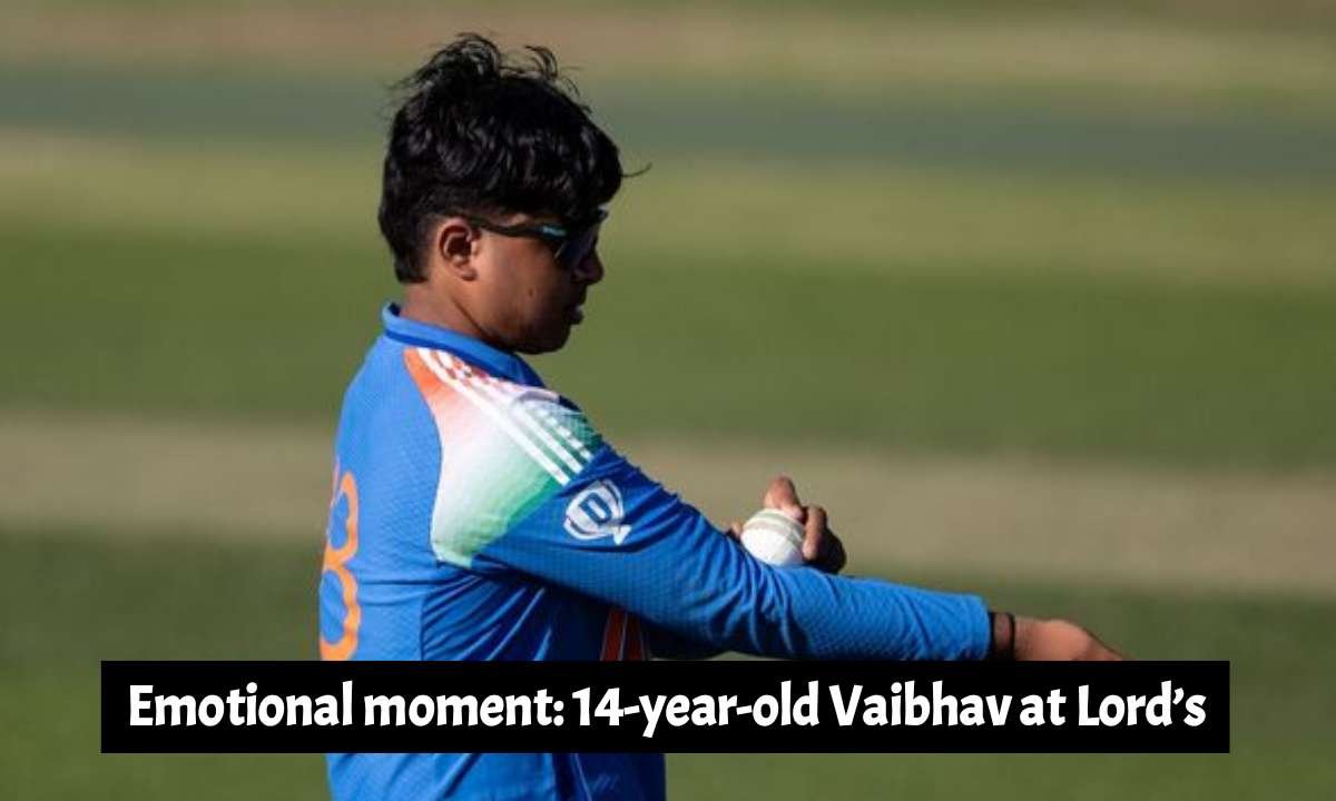 14-year-old Vaibhav Suryavanshi awed by cricket’s greatness at Lord’s ...