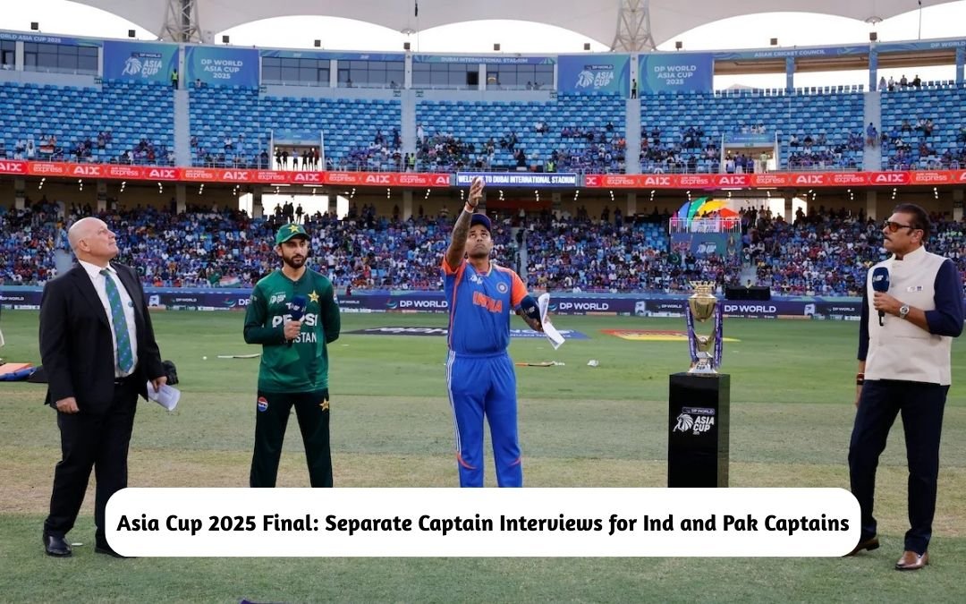 Asia Cup 2025 Final: Separate Captain Interviews for India and Pakistan ...