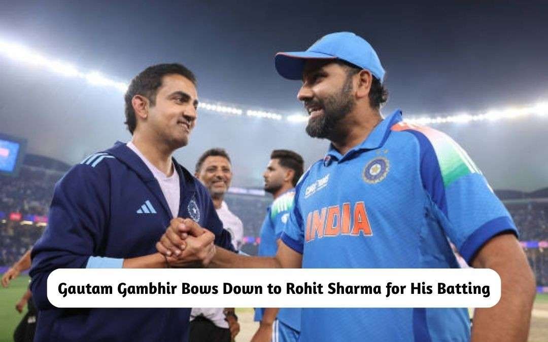 WATCH - Gautam Gambhir Bows Down to Rohit Sharma in the Indian Dressing ...