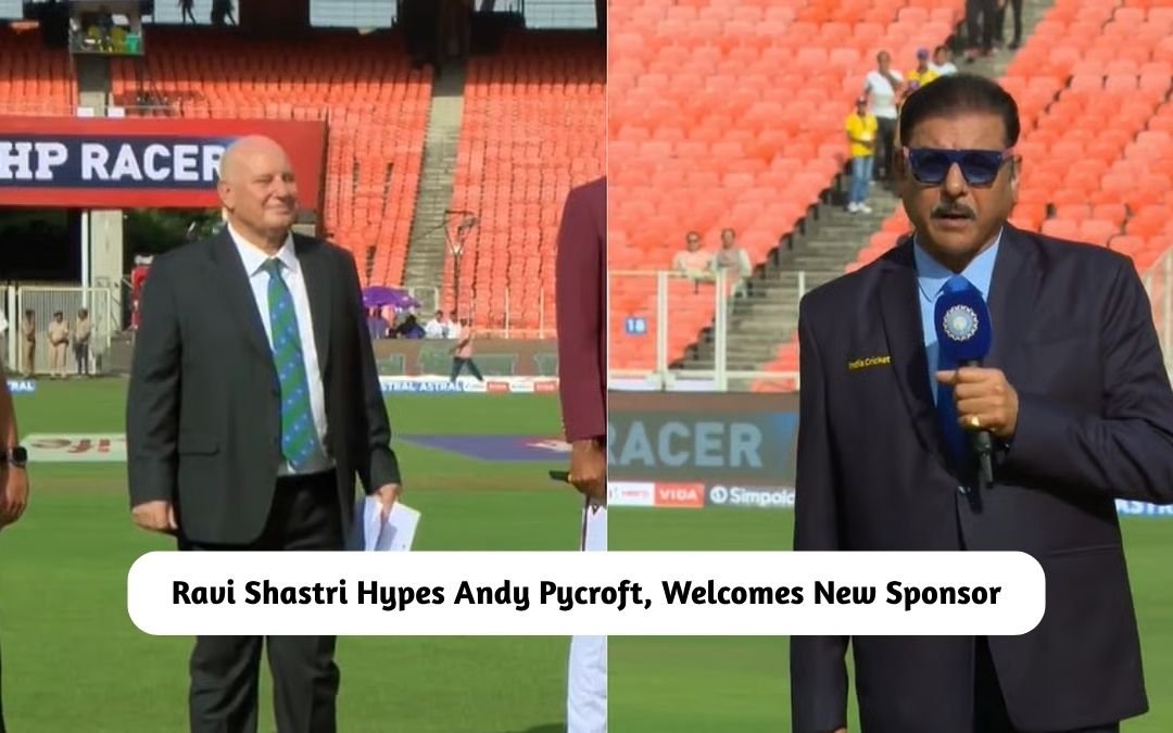IND vs WI 1st Test: WATCH - Ravi Shastri Hypes Andy Pycroft During Toss ...