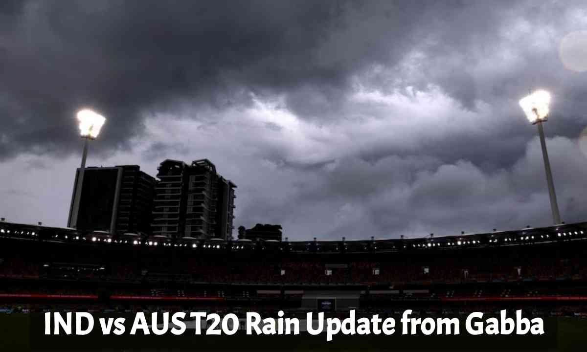 IND vs AUS T20 Match Rain Update: Heavy Showers Stop Play at the Gabba