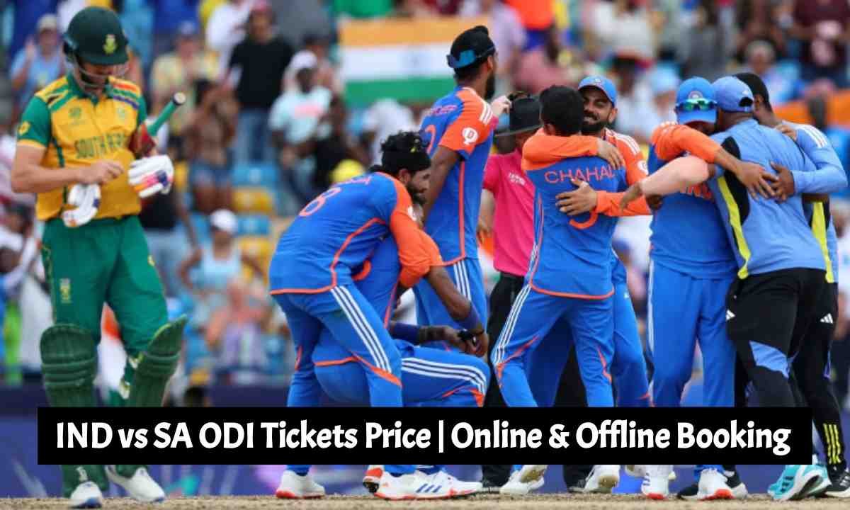 IND vs SA ODI Tickets Price: Book Online & Offline, Stadium-wise Rates