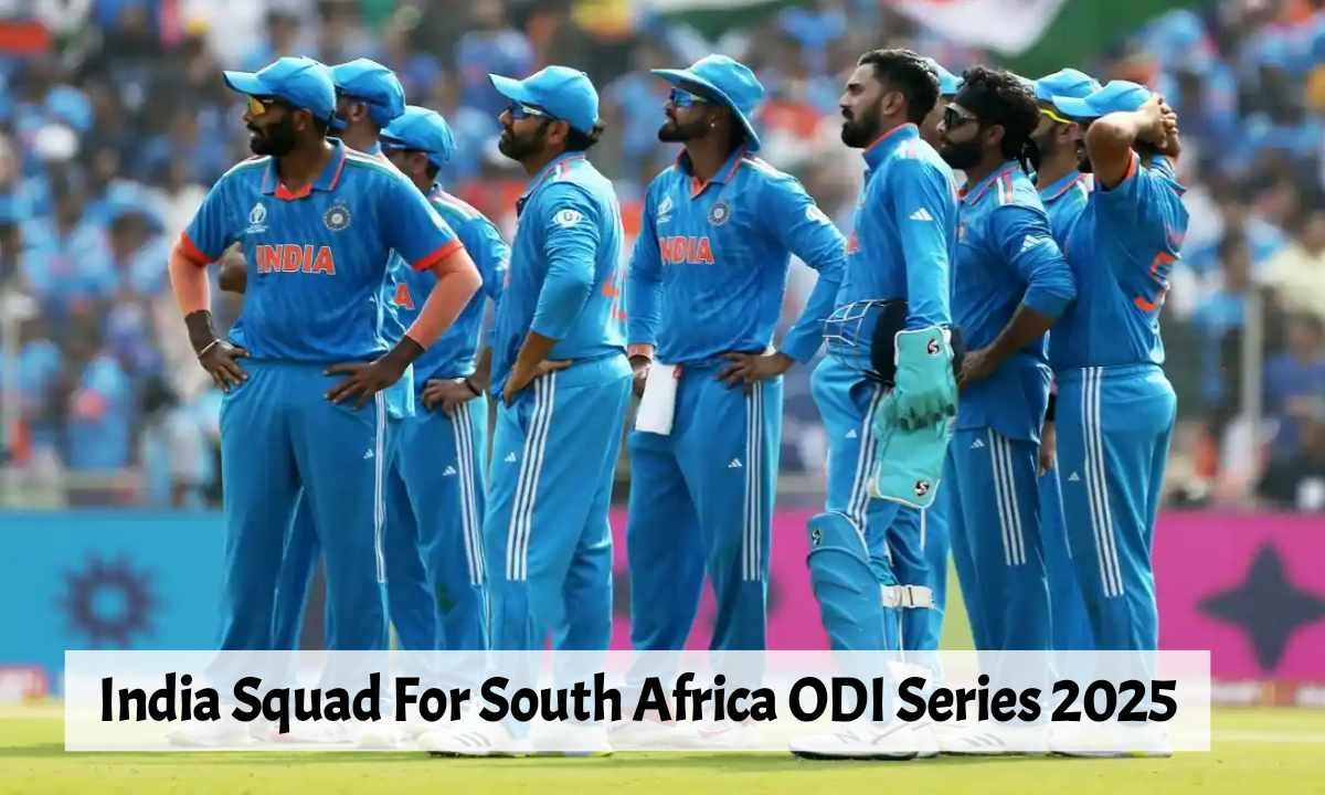 Announced: India Squad For South Africa ODI Series 2025