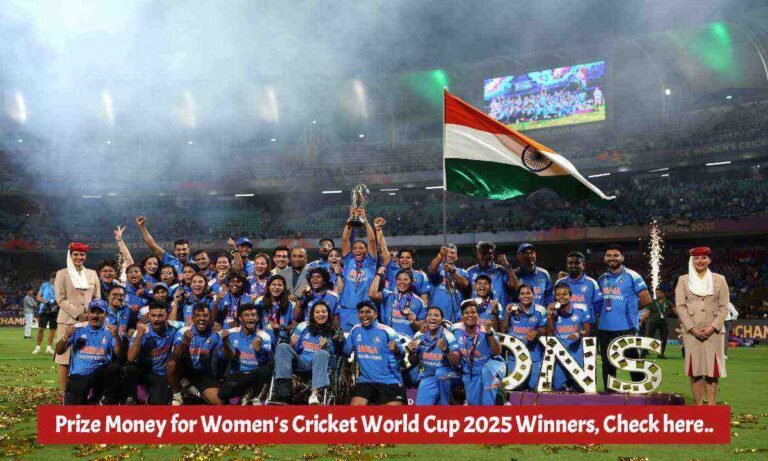 Prize Money for Women’s World Cup 2025 by BCCI & ICC Announced, Check ...