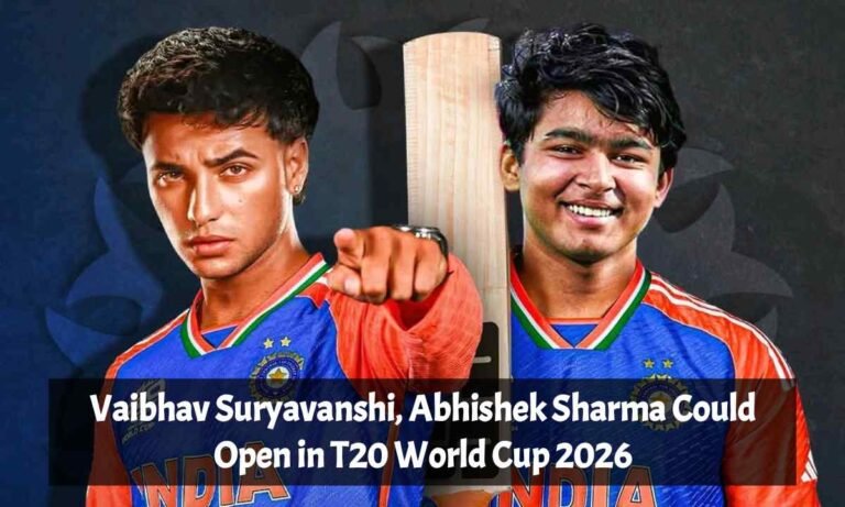 Vaibhav Suryavanshi as Opener with Abhishek Sharma in T20 world Cup ...