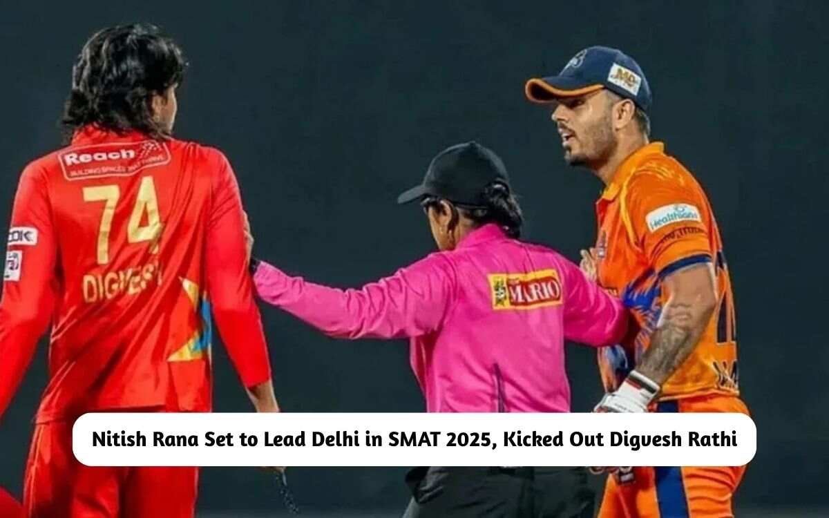 Nitish Rana Set to Lead Delhi in Syed Mushtaq Ali Trophy 2025, Kicked ...