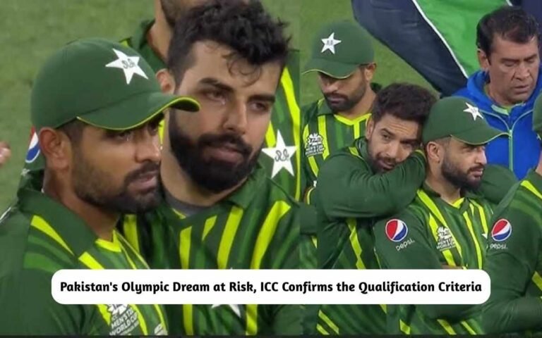 BREAKING: Pakistan's Olympic Dream at Risk, ICC Confirms the ...