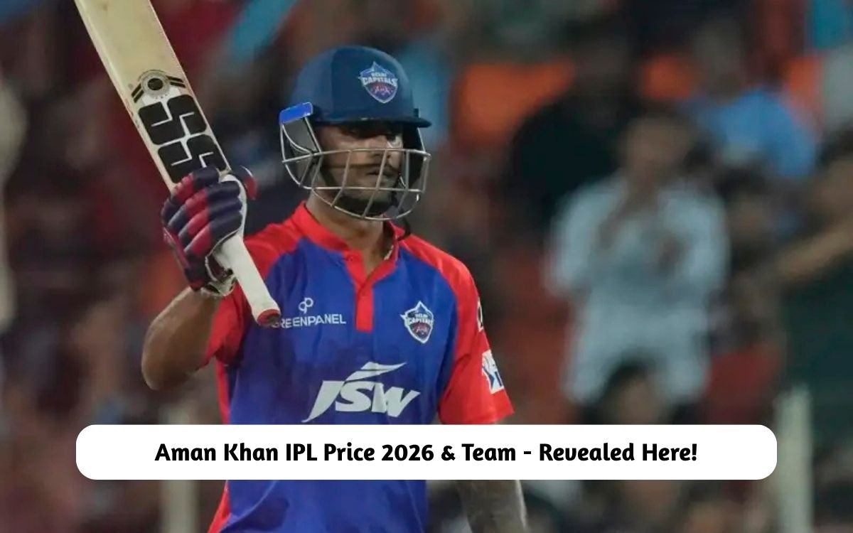 Aman Khan IPL Price 2026 & Team - Revealed Here! – crictrends.in