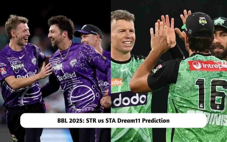 BBL 2025: STR vs STA Dream11 Prediction Today Match 10, Pitch Report ...