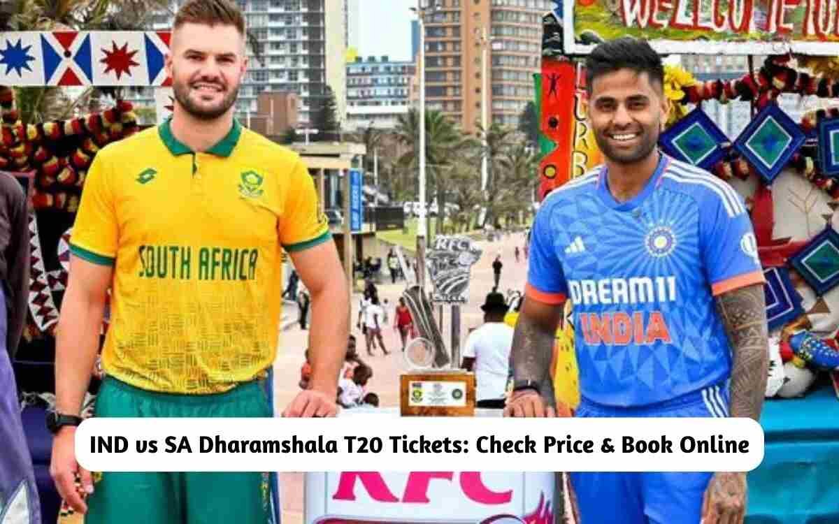 IND vs SA Dharamshala T20 Tickets: Check Price & Book Online ...