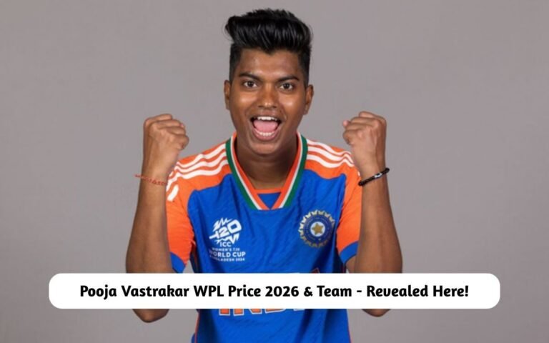 Pooja Vastrakar WPL Price 2026 & Team - Revealed Here! – crictrends.in