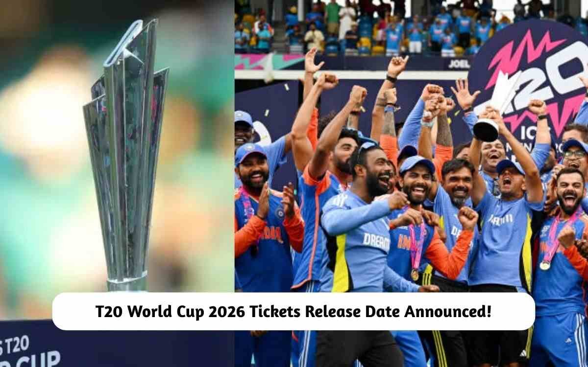 T20 World Cup 2026 Tickets Release Date Revealed ! – crictrends.in