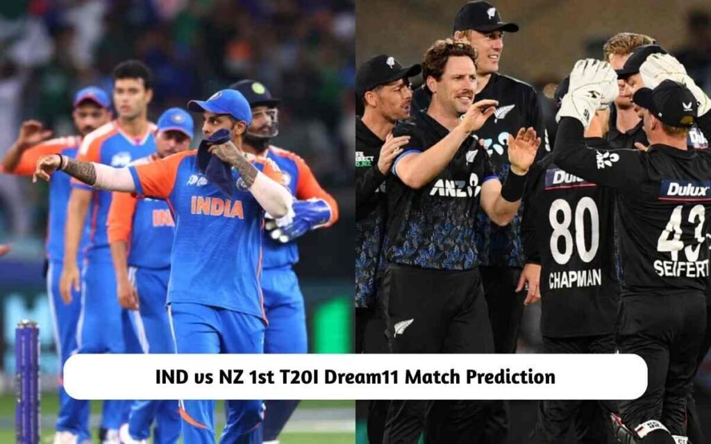 IND vs NZ 1st T20I Dream11 Prediction Match Today, Pitch Report ...