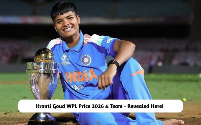 Kranti Goud WPL Price 2026 & Team - Revealed Here! – crictrends.in