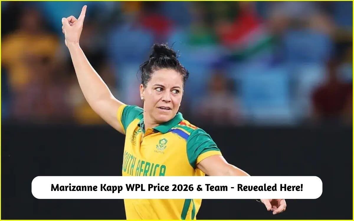 Marizanne Kapp WPL Price 2026 & Team - Revealed Here! – crictrends.in