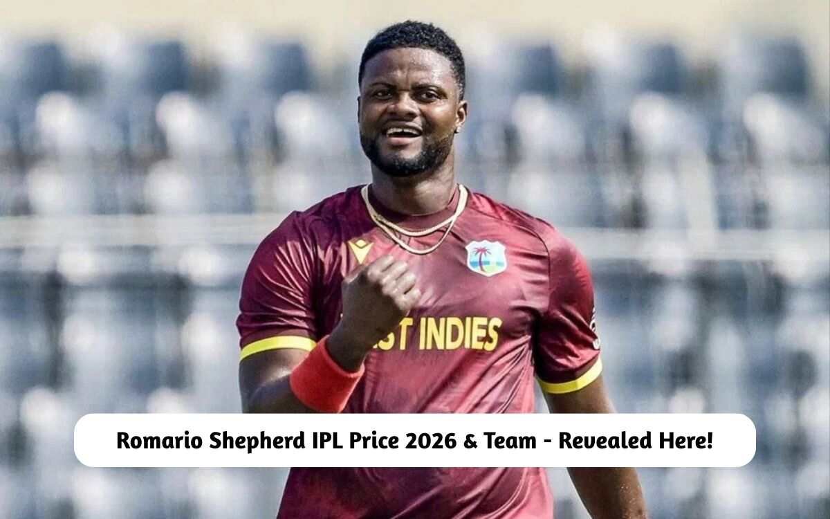 Romario Shepherd IPL Price 2026 & Team - Revealed Here! – crictrends.in