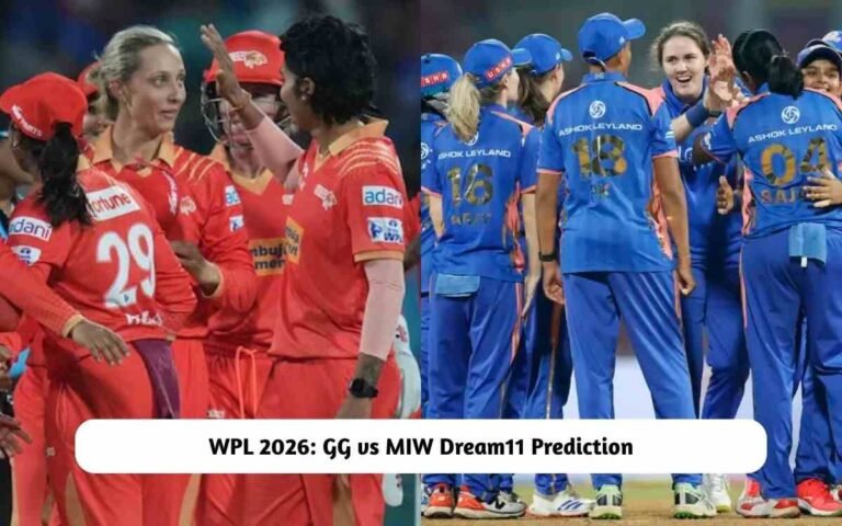WPL 2026: GG vs MIW Dream11 Prediction Today Match 19, Pitch Report ...