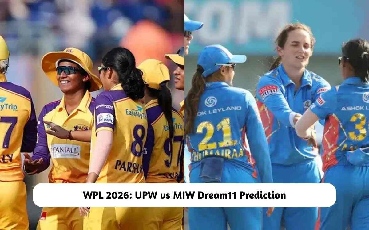WPL 2026: UPW vs MIW Dream11 Prediction Today Match 10, Pitch Report ...