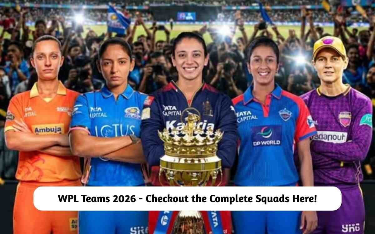 WPL Teams 2026 - Checkout the Complete Squads Here! – crictrends.in