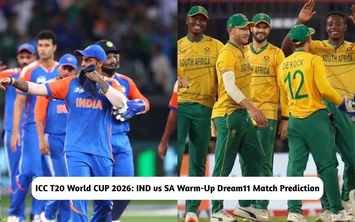 T20 WC 2026: IND vs SA Warm-Up Dream11 Prediction Match Today, Pitch ...