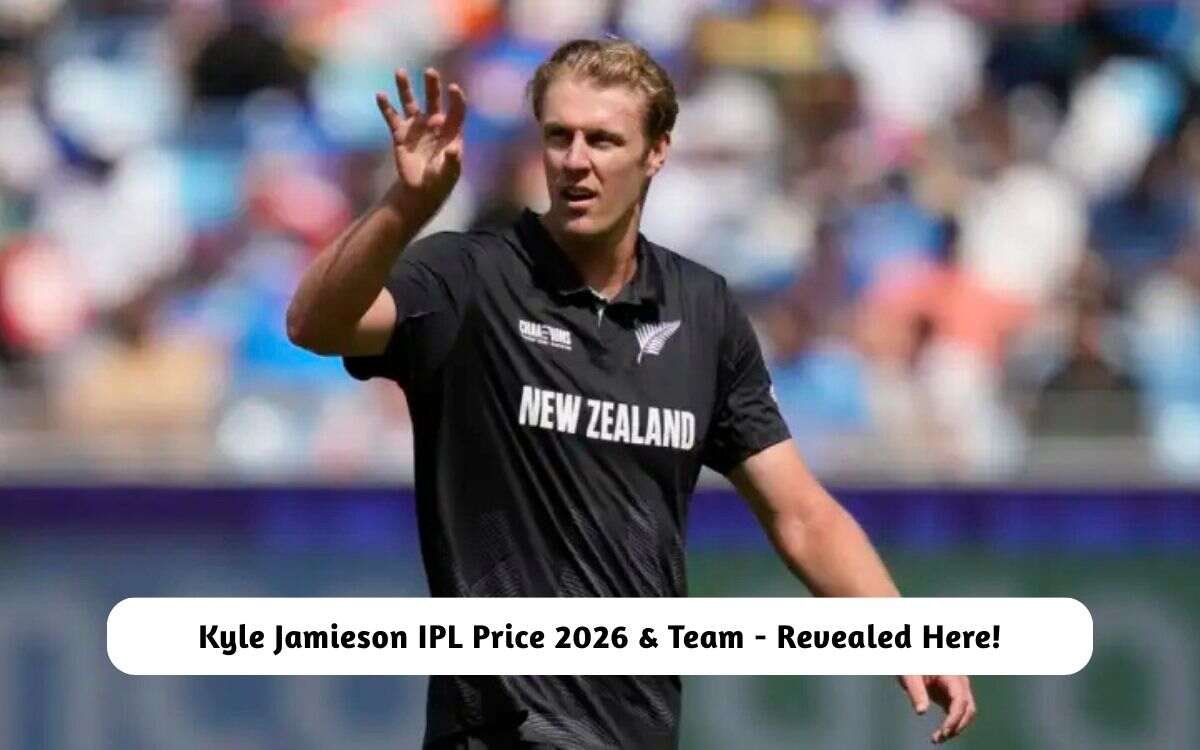 Kyle Jamieson IPL Price 2026 & Team - Revealed Here! – crictrends.in