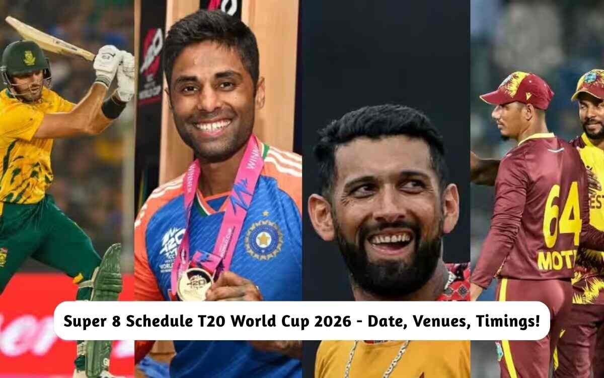 Super 8 Schedule T20 World Cup 2026 - Date, Venues, Timings Revealed Here!