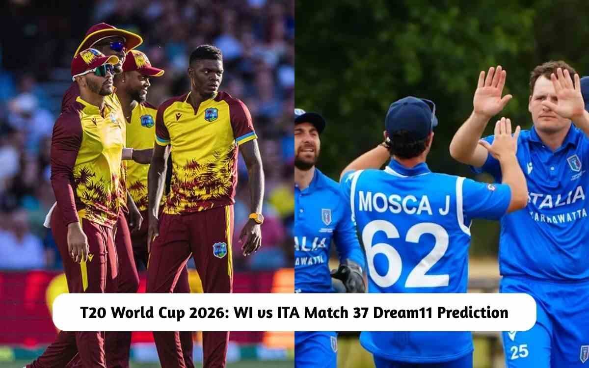 WI vs ITA Dream11 Prediction Today Match 37, Pitch Report, Playing XI ...