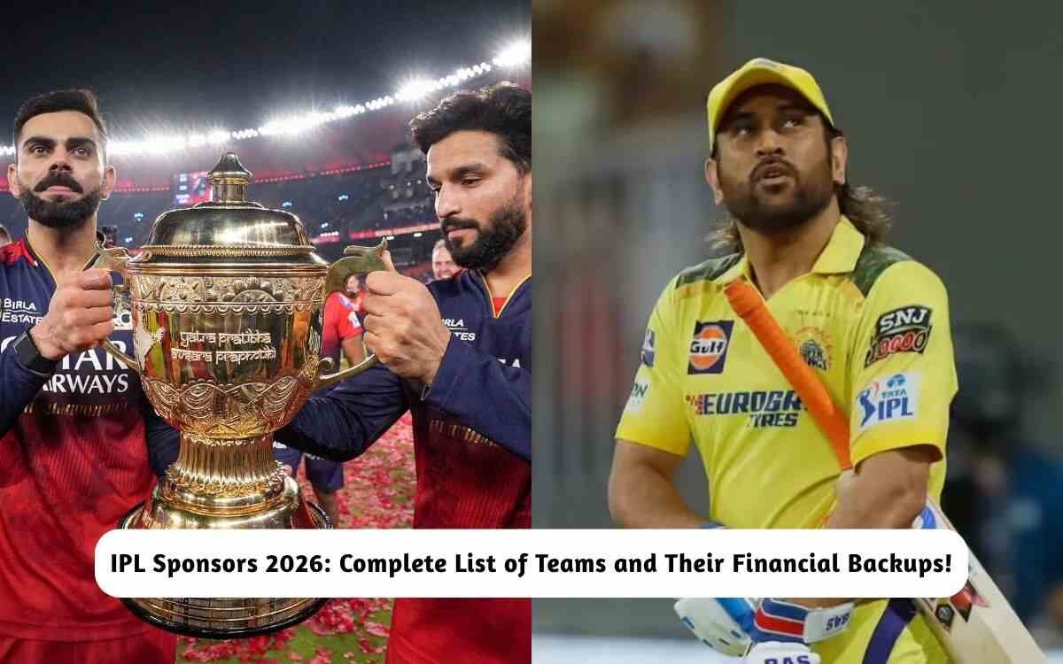 IPL Sponsors 2026: Complete List of Teams and Their Financial Backups ...