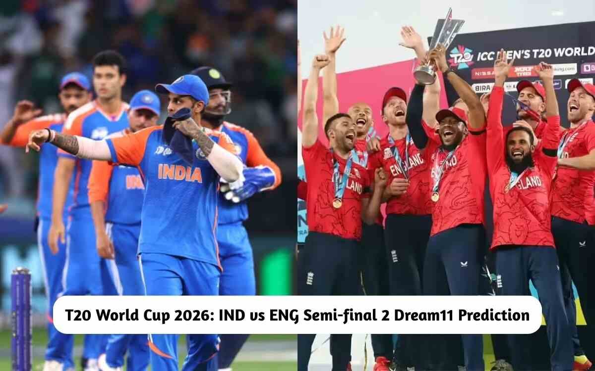 T20 World Cup 2026: IND vs ENG Dream11 Match Prediction Today Semi ...